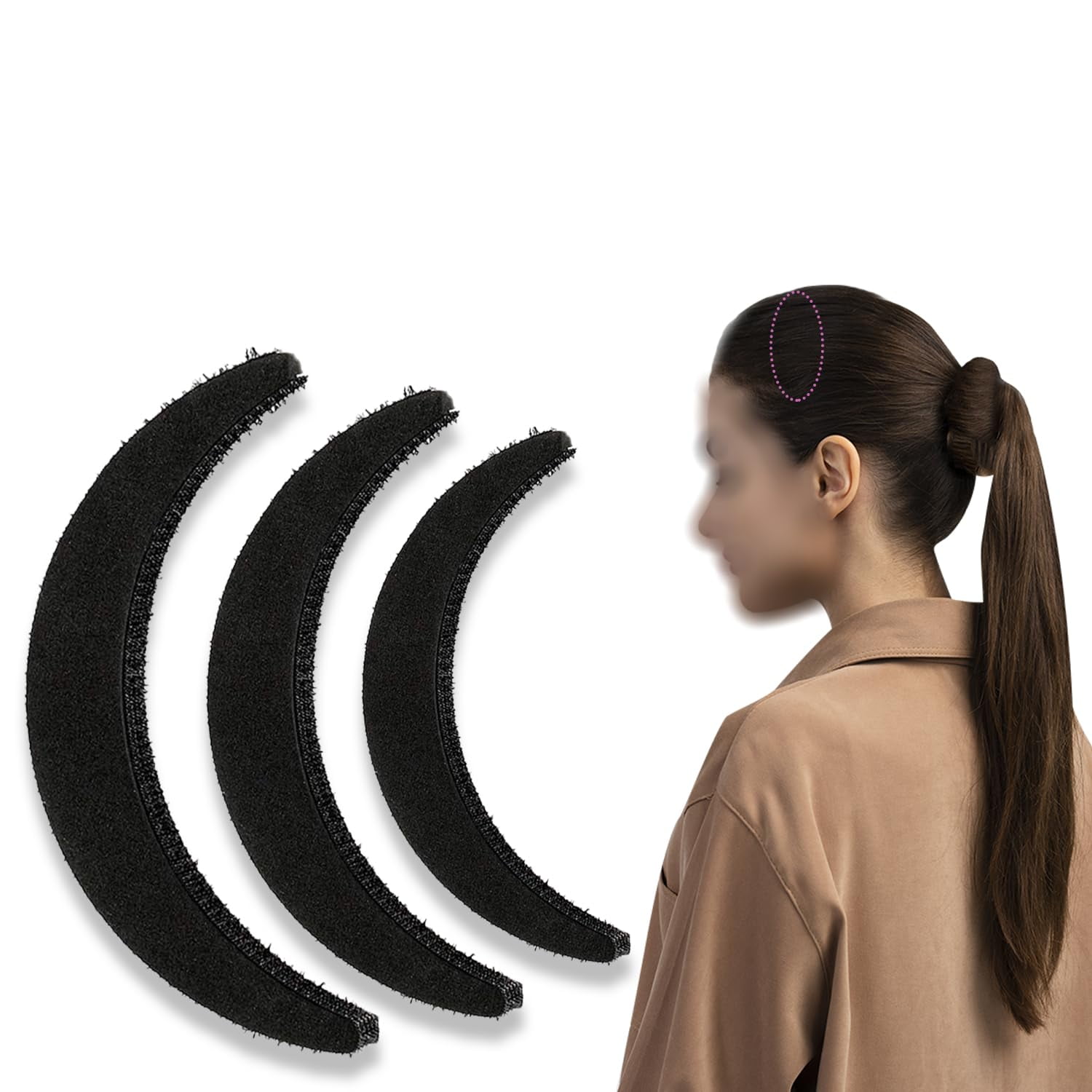 Temperia Hair Bun & Puff Maker For Women & Girls - Hairstyle Bumpits ...