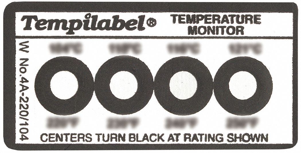 Tempil Non-Reversible Temp Indicator,Strip,PK10 26708 - Walmart.com