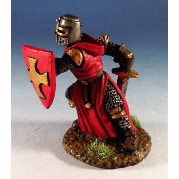 Templar Knight Miniature 25mm Heroic Scale Dark Heaven Legends Reaper ...