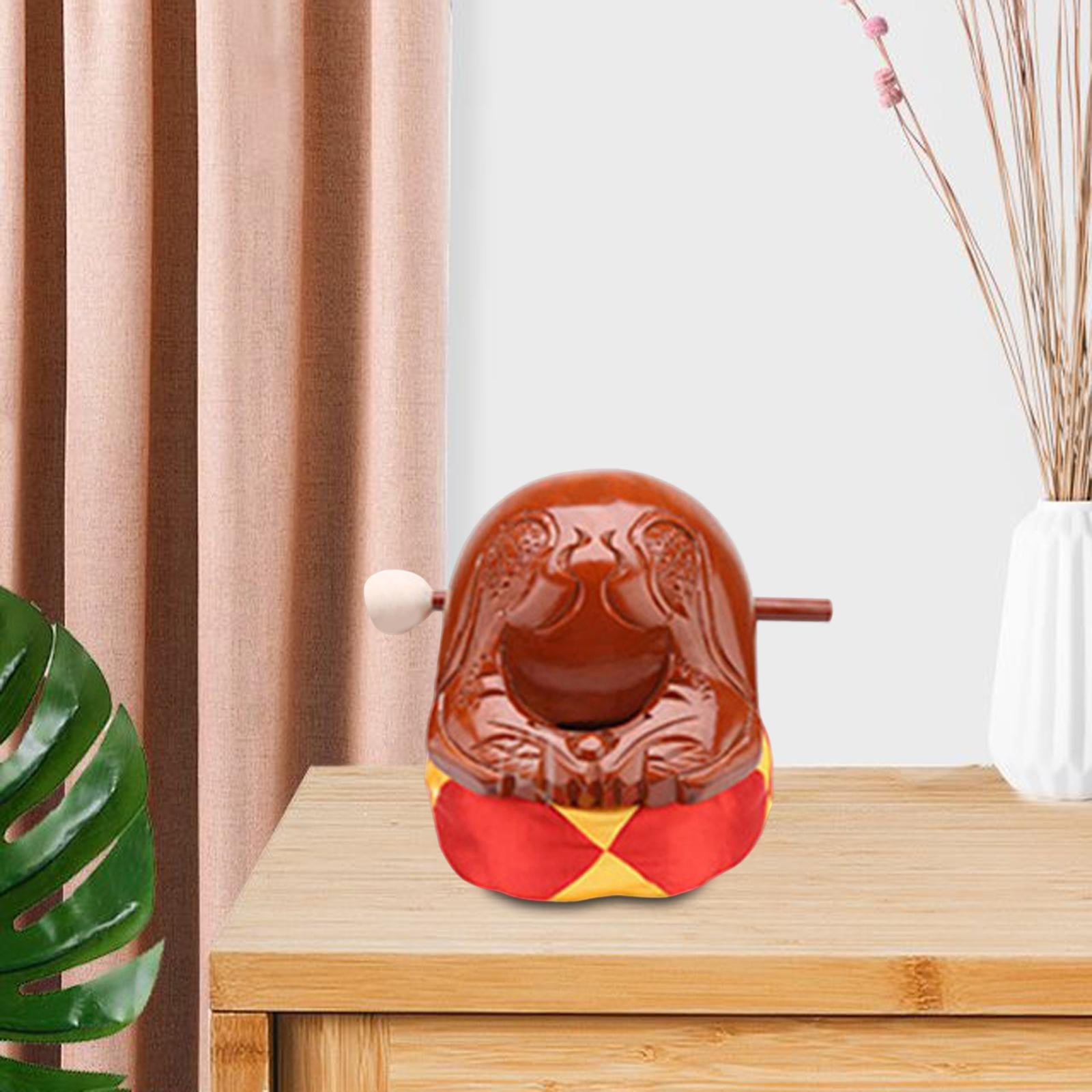 Segolike Temple Block Buddhist Ornaments Fish Temple Block with Mat ...