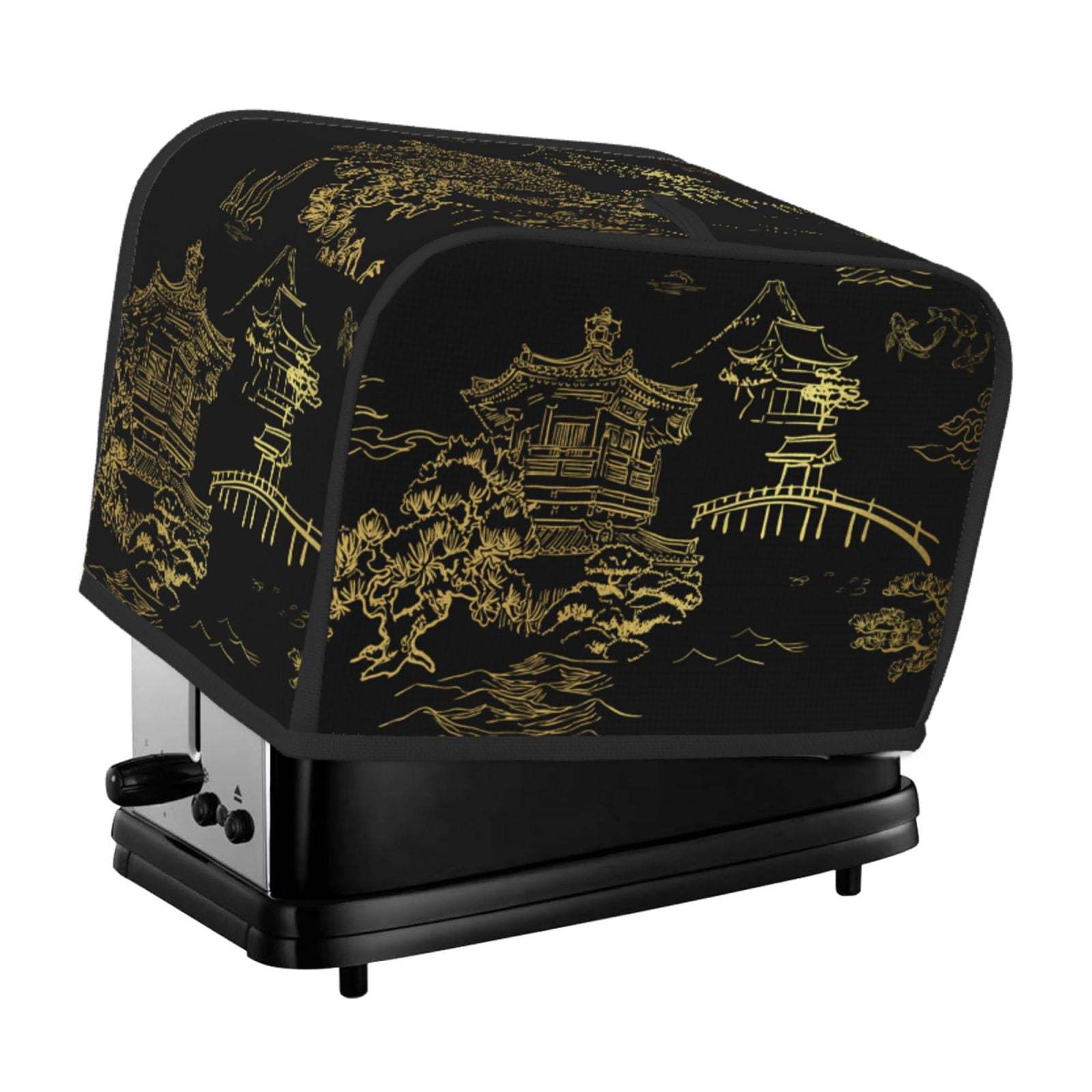 Temple Fish Garden Japanese 2 Slice Toaster Cover Bread Maker Dust ...