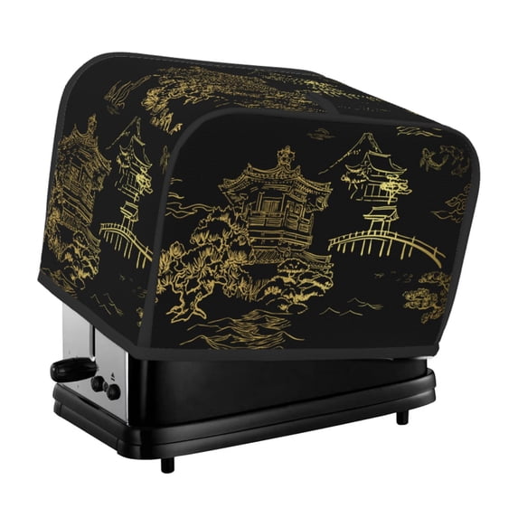 Temple Fish Garden Japanese 2 Slice Toaster Cover Bread Maker Dust ...