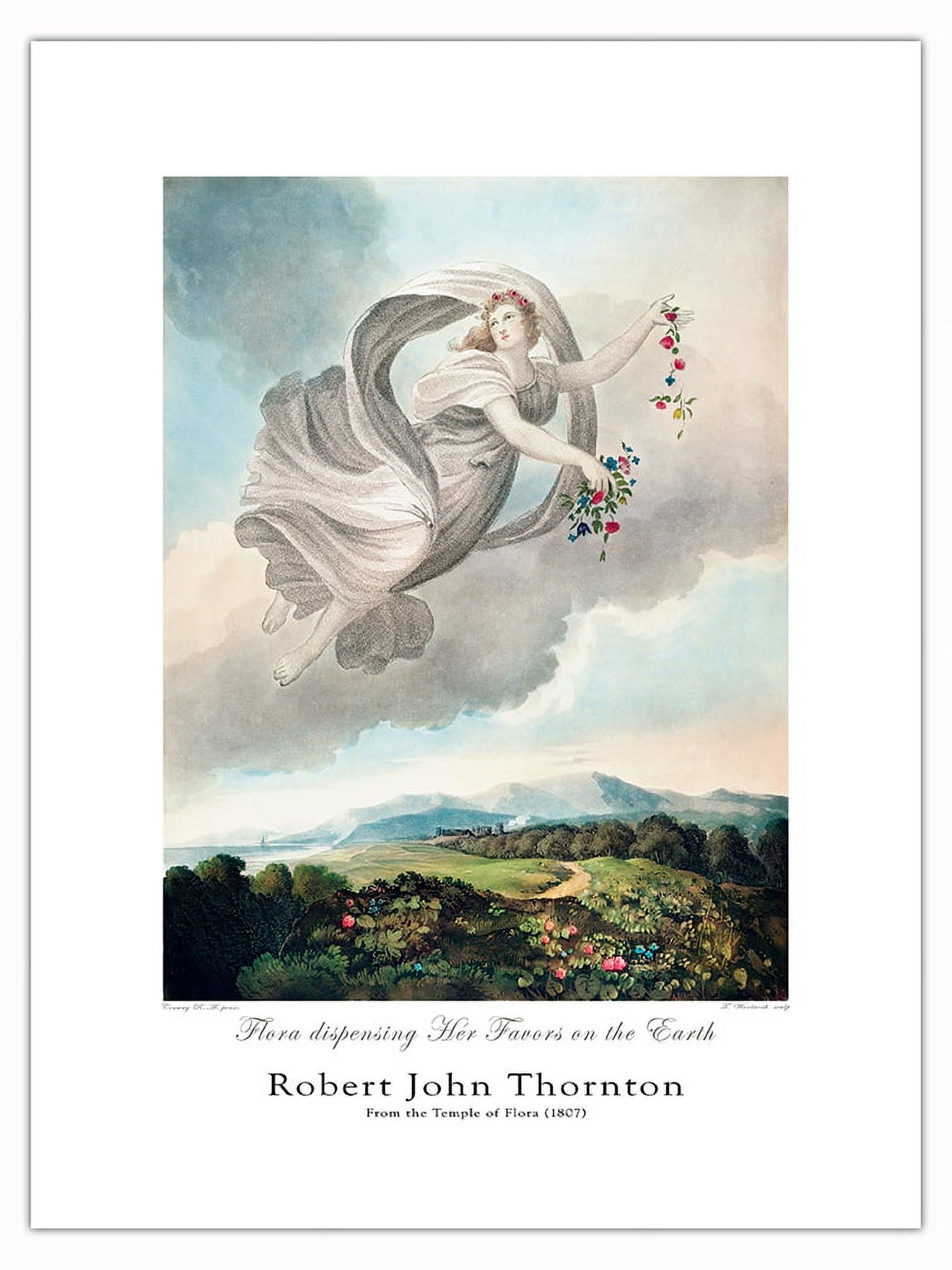Temple of Flora - The Greatest of all Flower Books - Vintage Engraved ...
