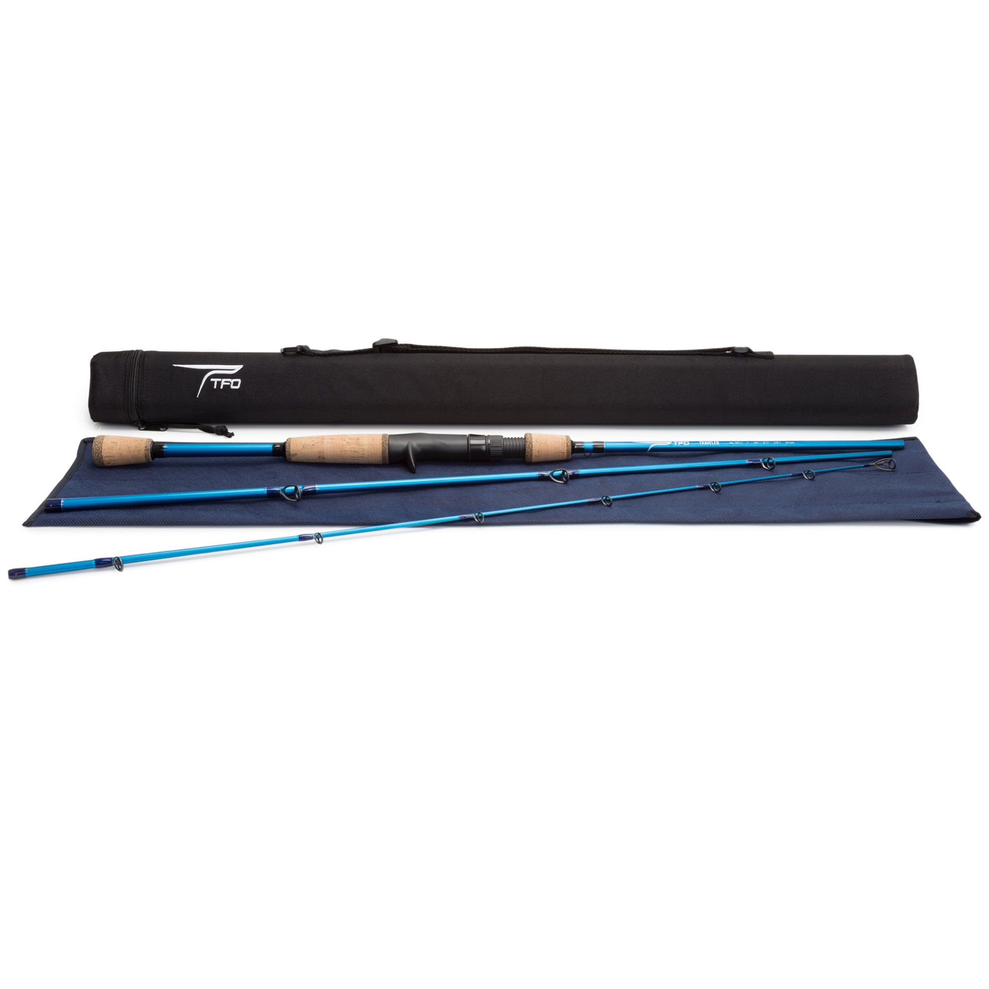 Fishing Rod: Temple Fork Outfitters 3pc Traveler Spinning w/ Case, Sock ...