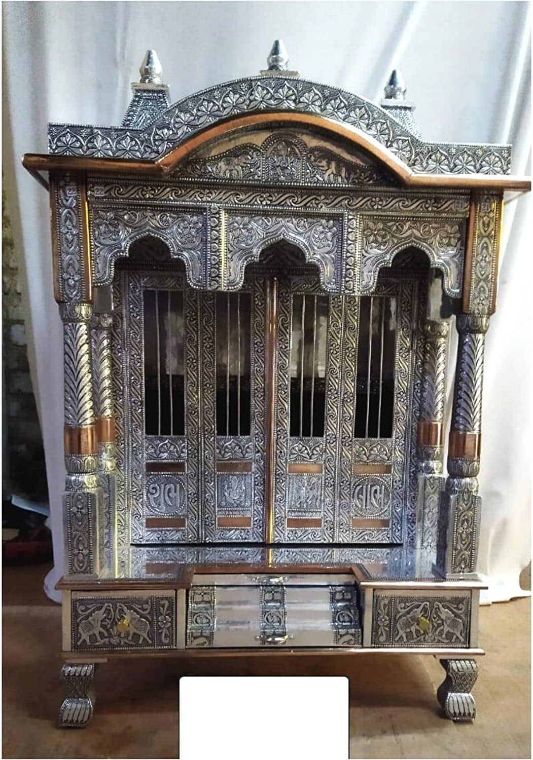 Temple for Home Handmade Oxidized Temple Hindu Home Mandir Pooja Mandir ...