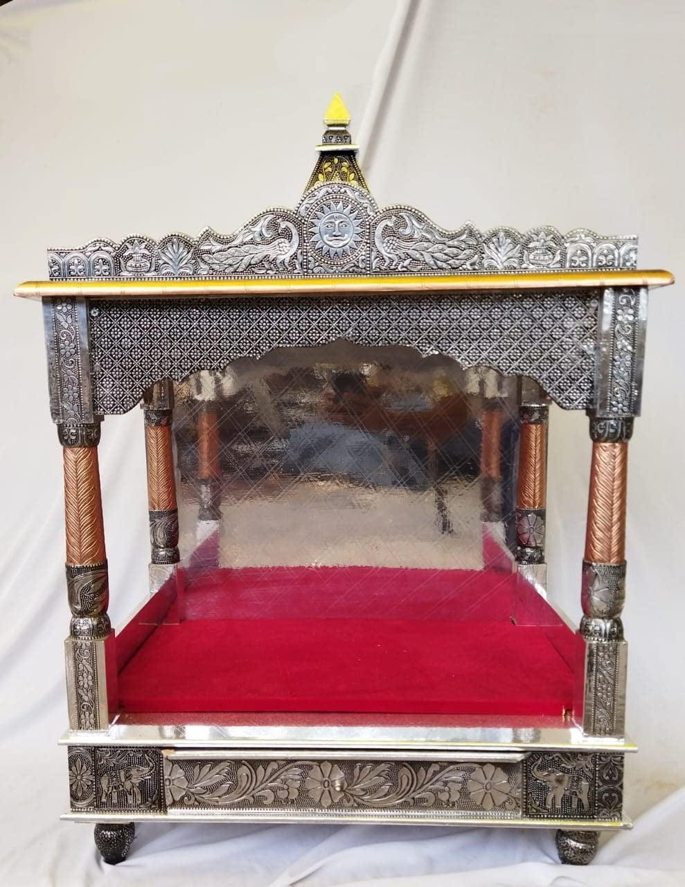 Temple for Home Indian Handmade Temple Oxidized Home Temple Pooja ...