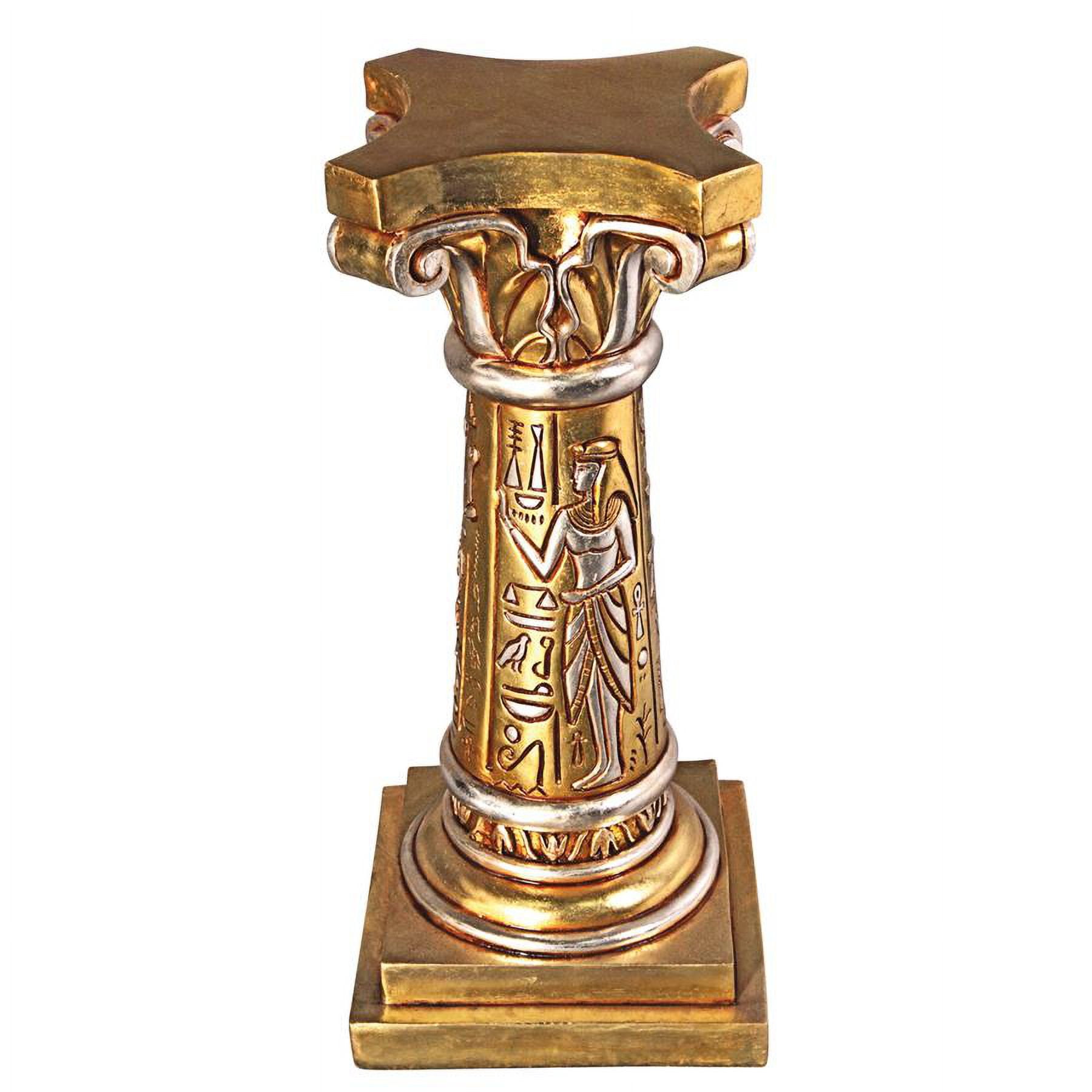 Temple Of Ramses Egyptian Pedestal Design Toscano Egyptian Pedestal ...