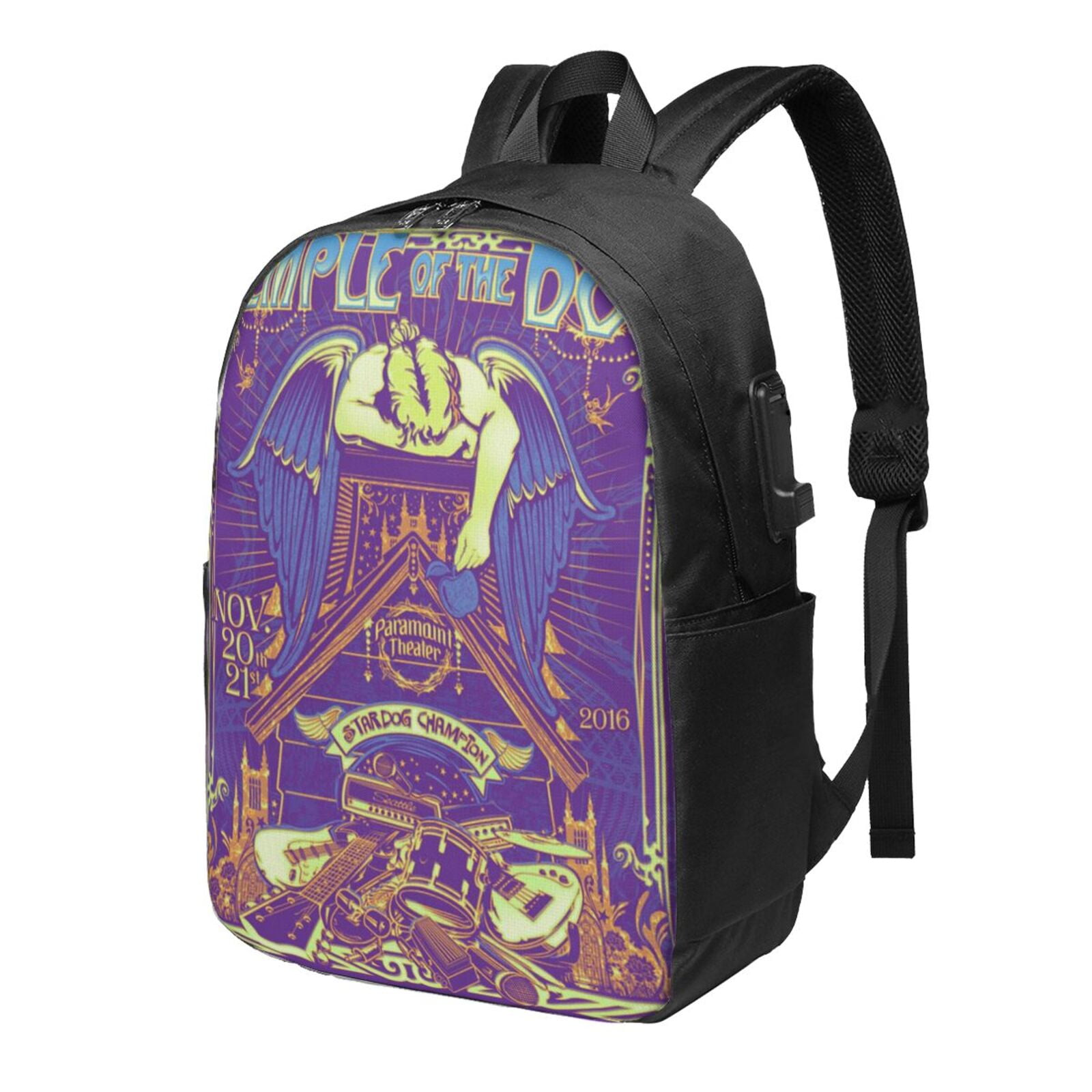 Temple Of The Dog Seattle Poster Backpack Fashion Travel Backpack ...