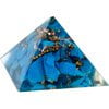 Temple Slug Orgone Color Resin Pyramid Firozi - Throat Chakra - Walmart.com