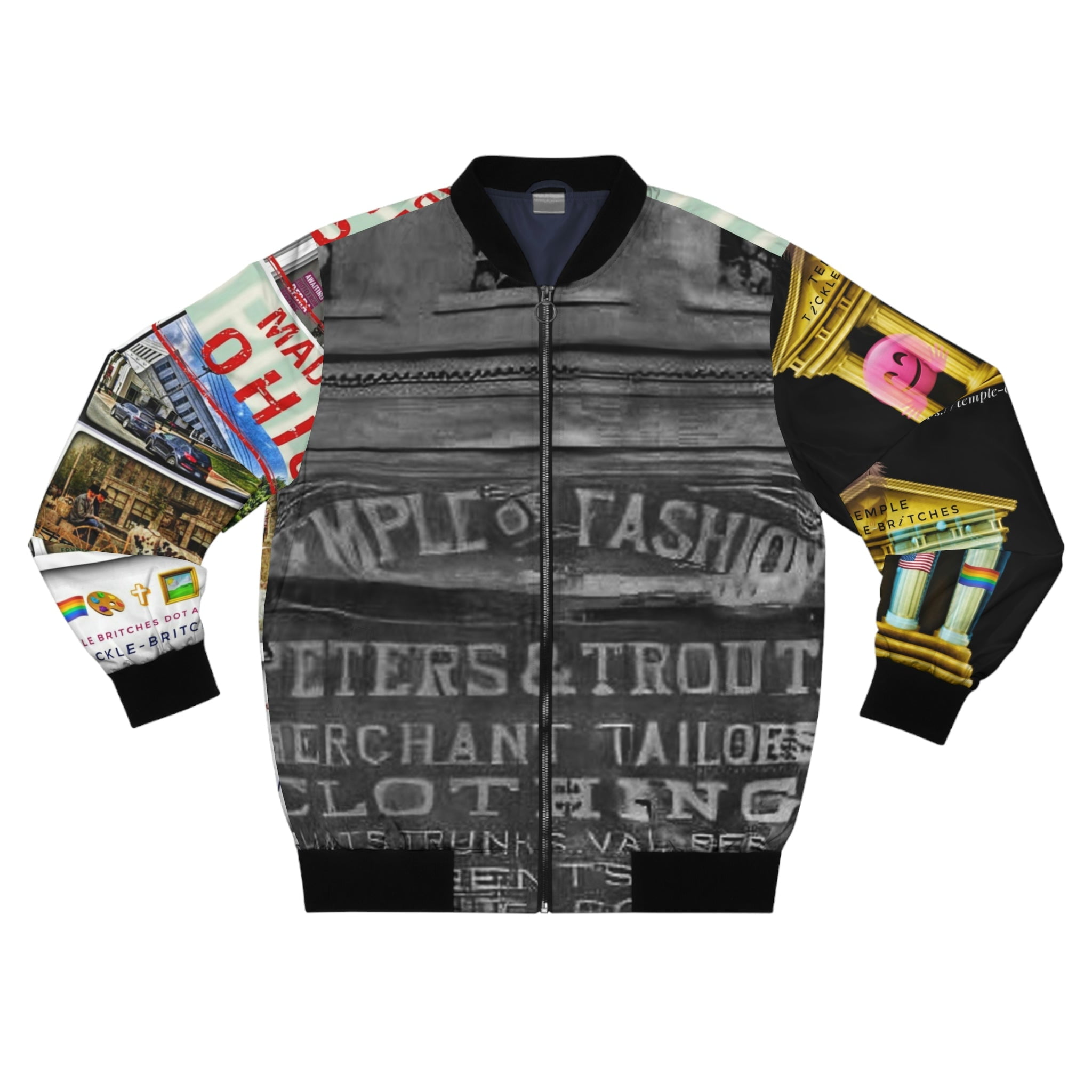 Temple of Fashion / Temple of Tickle Britches Men's Bomber Jacket (AOP ...