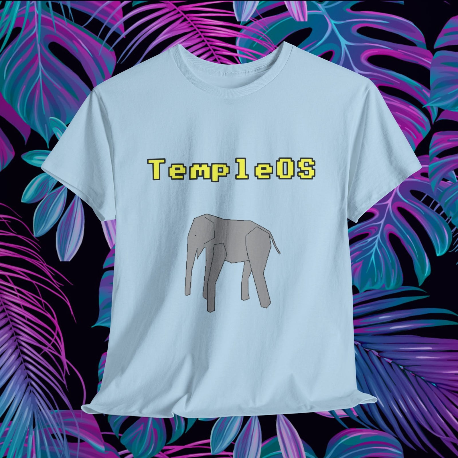 TempleOS Shirt Retro Operating System Windows Funny Cool Historic Terry ...