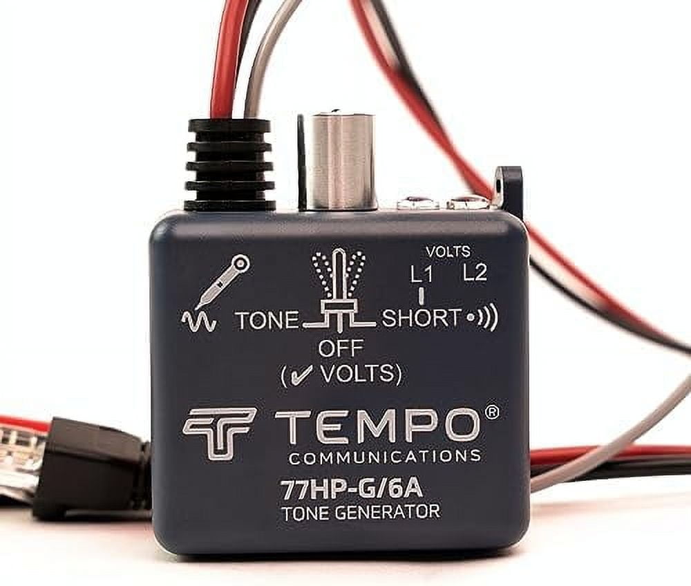 Tempo 77HP-G/6A Tone Generator w/ABN Clips | Cable Tracing, Continuity ...