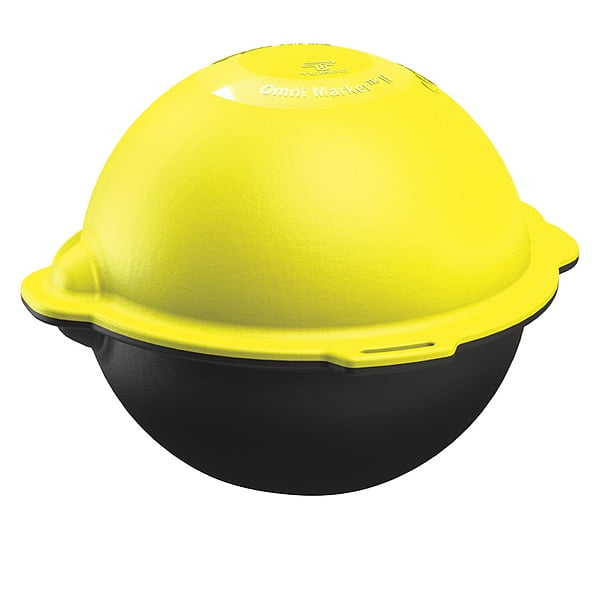 Tempo Communications Marker Ball, Polyethylene, Black/Yellow OM-04 ...