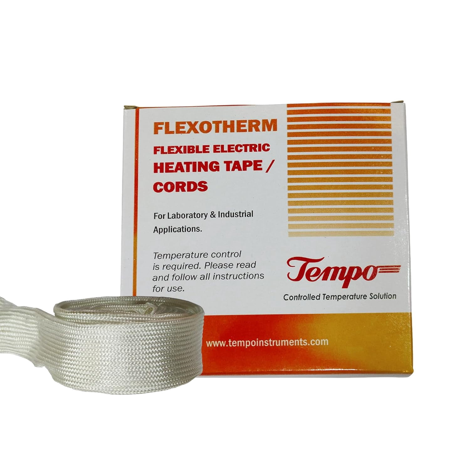 Tempo Flexible Electric Pipe Heating Tape Medium 630 Watt Temp 400C ...