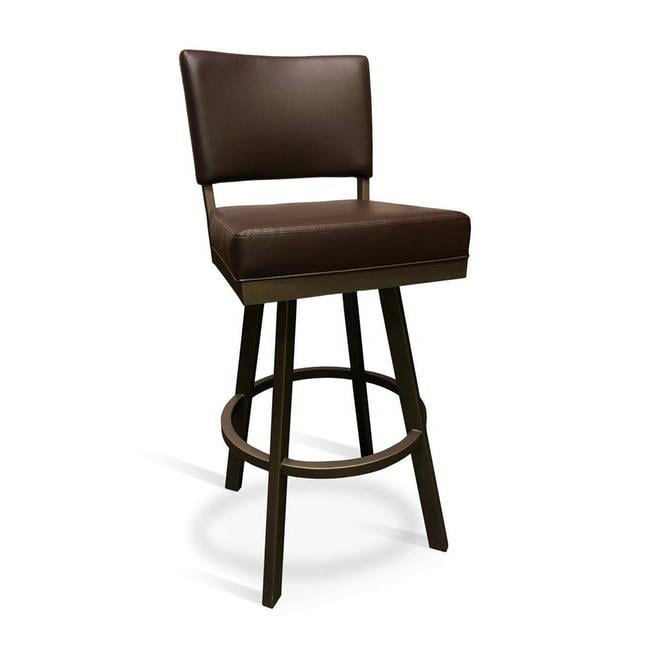 Tempo Furniture Malibu Swivel 30" Barstool Sun Bronze Powder Coat ...