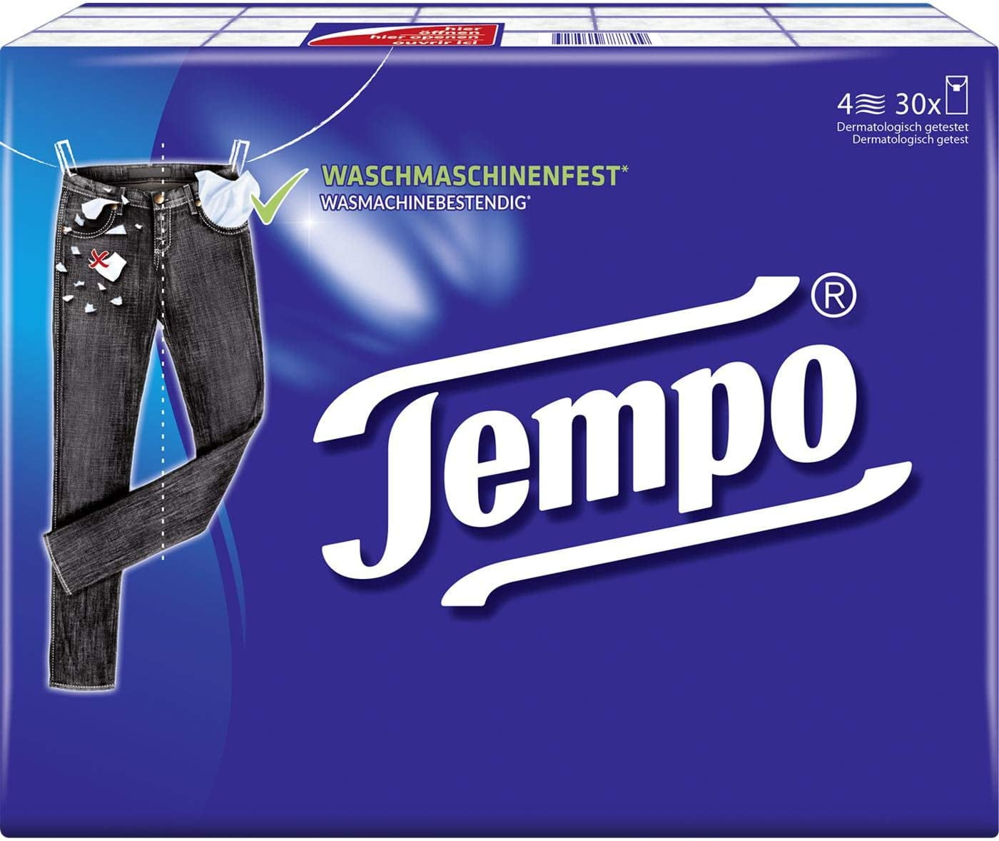 Tempo Taschentucher Facial Tissues - 30 Packs of 10 Tissues - Walmart.com