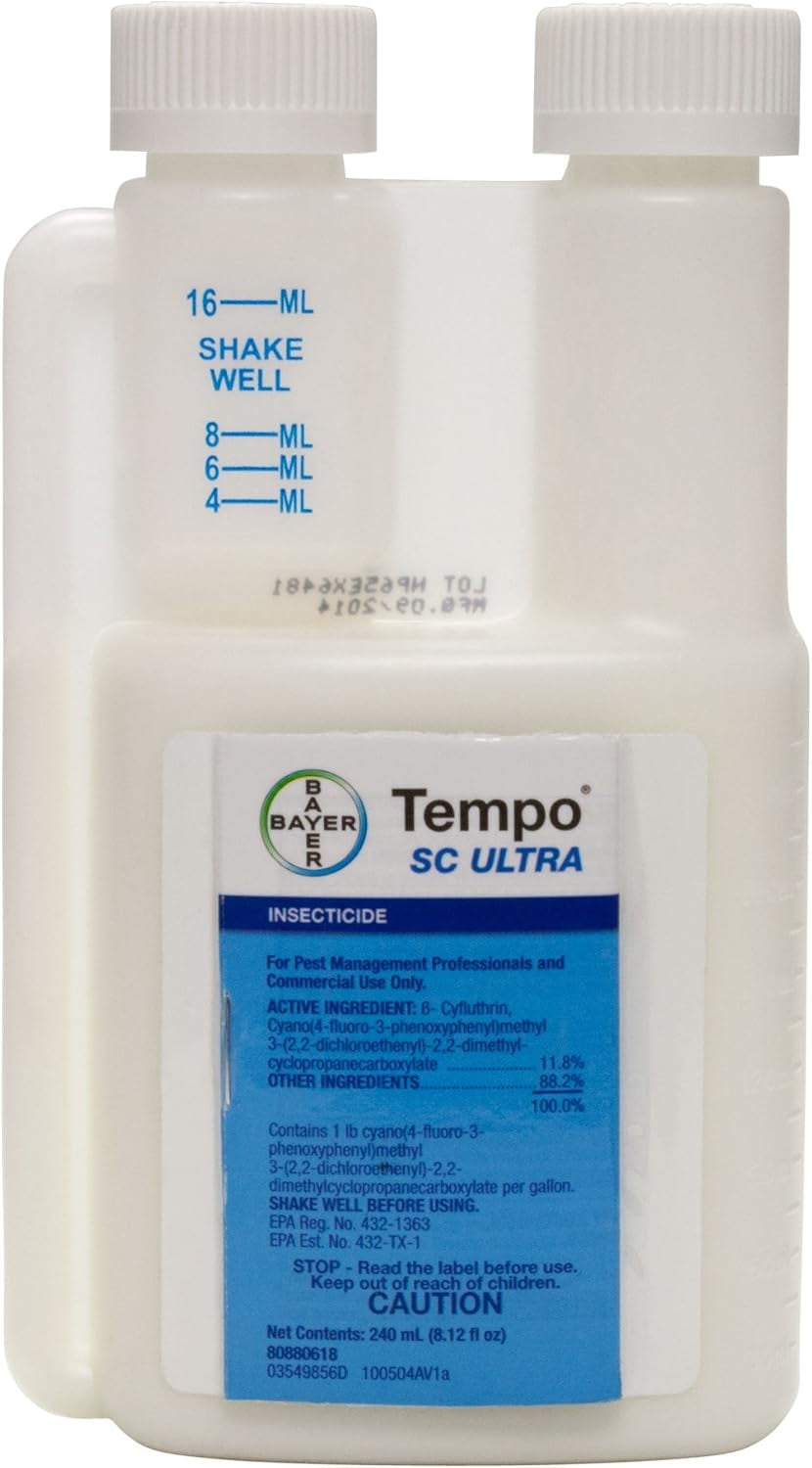Tempo Ultra SC 240 ML (8.12 oz) Multi Use Pest Control Insecticide ...