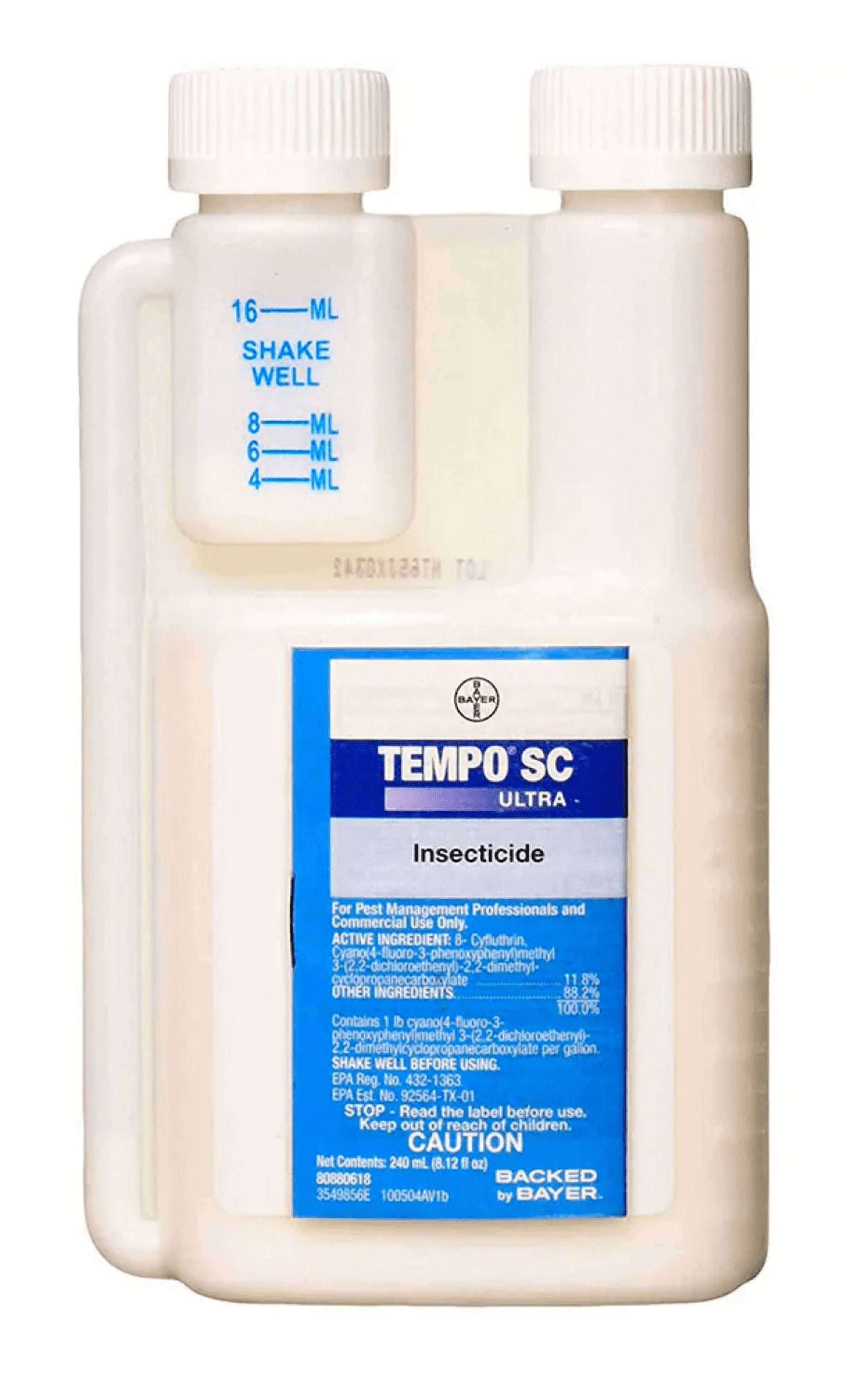 Tempo Insecticide SC Ultra 240ml 8.12 oz Liquid Spray for Broad ...