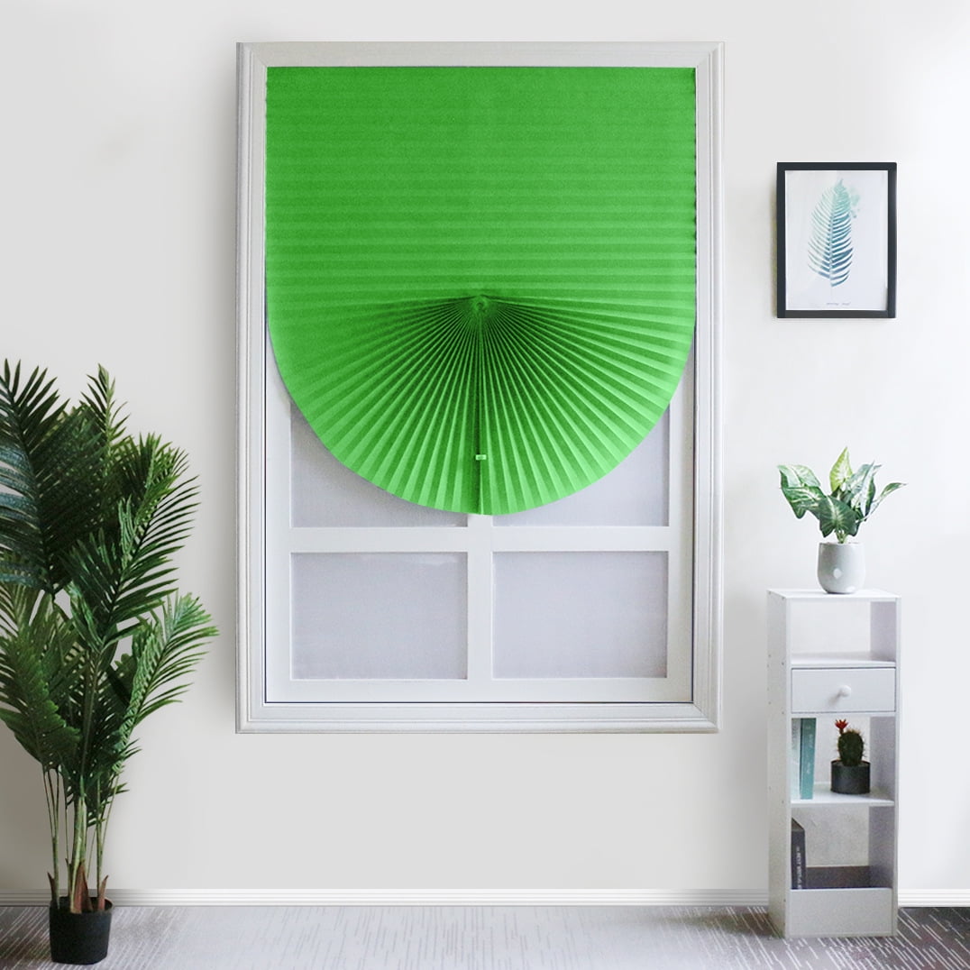 Temporary Blackout Paper Shades for Windows, Paper Pleated Blinds with ...