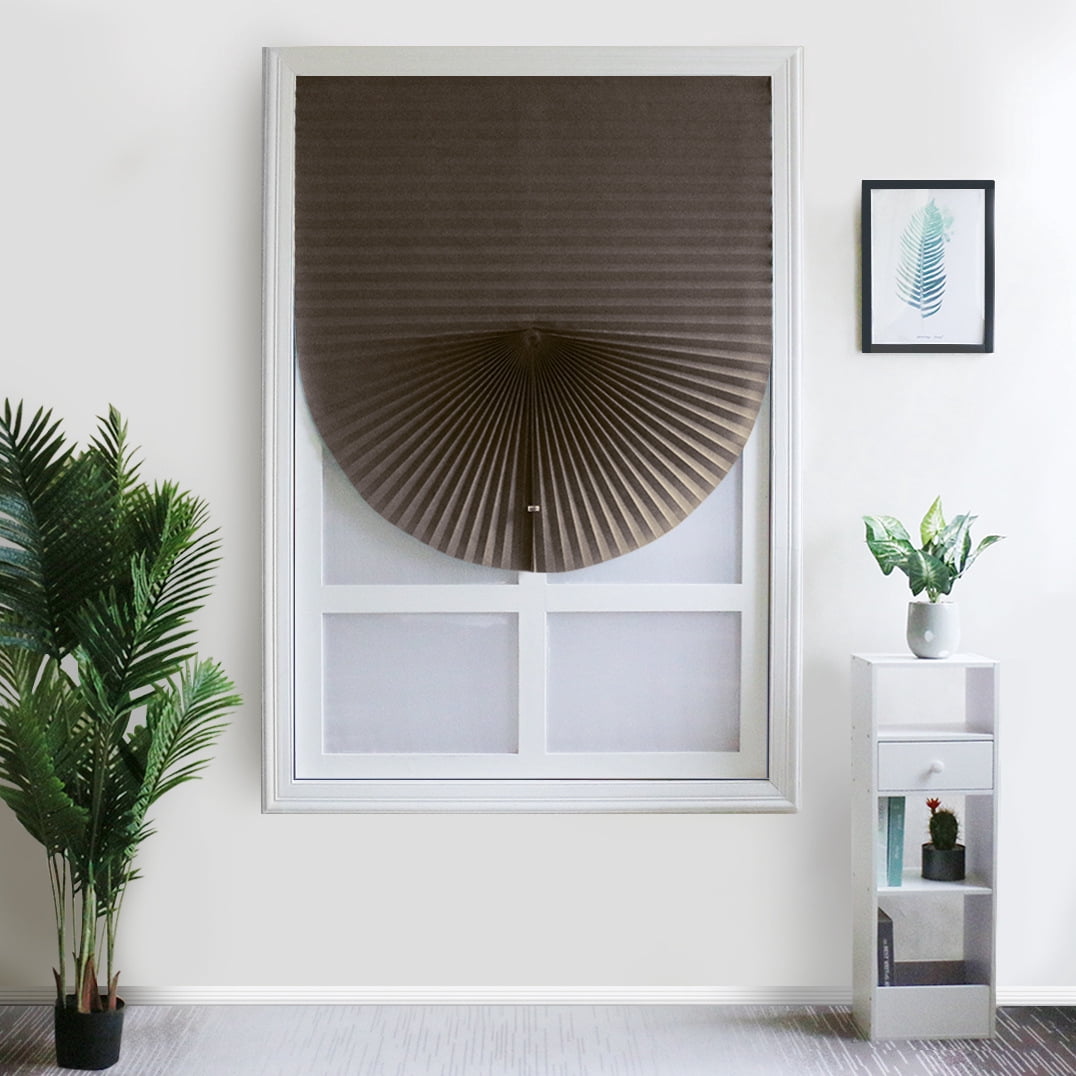 Temporary Blackout Paper Shades for Windows, Paper Pleated Blinds with ...