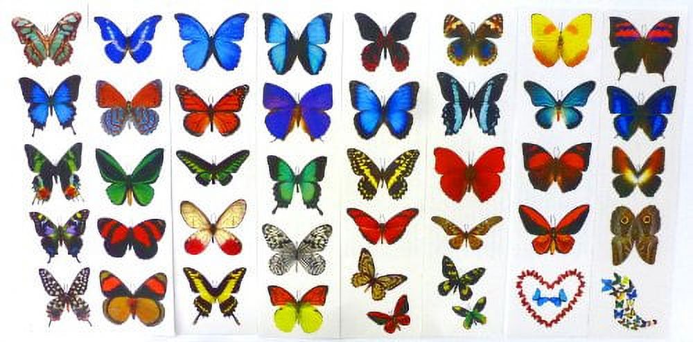 Temporary Butterfly Tattoos â€“ (All 16 Sheets) - Walmart.com