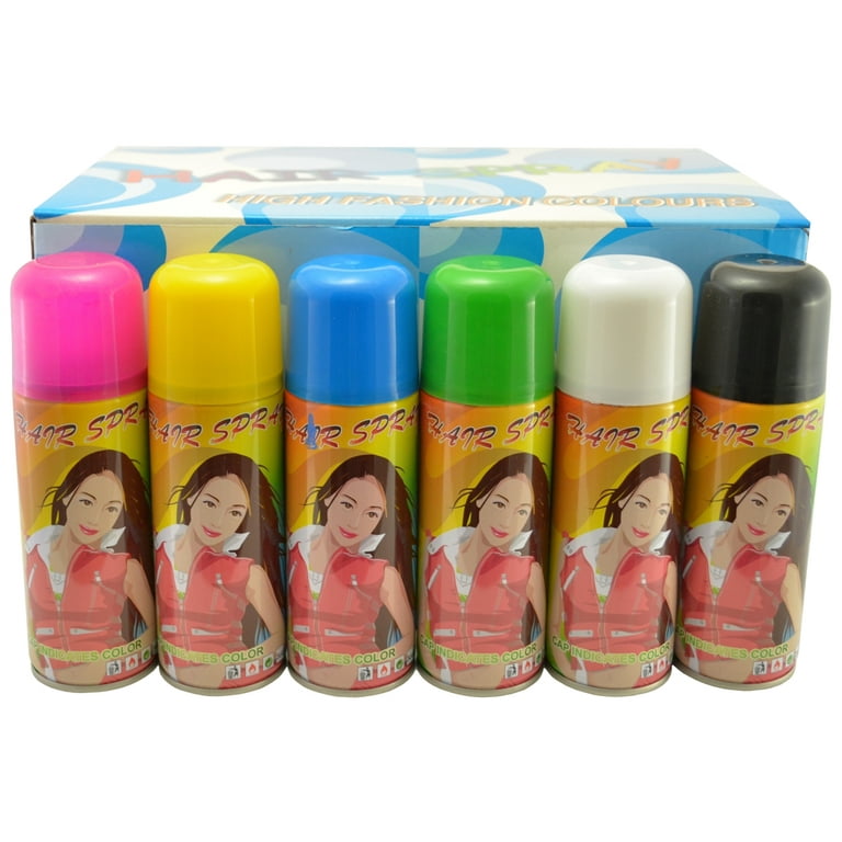 Temporary Color Hair Spray 3 oz 24 Cans Walmart