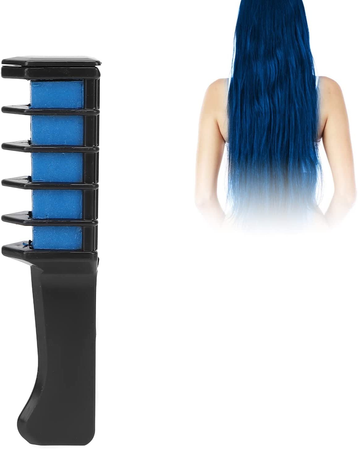 Temporary Hair Chalk Comb, Portable Disposable Hair Color Chalk Comb ...