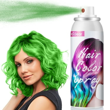 WOW Hair Color Temporary Spray, Fluorescent Pink, Neon Glow for Parties ...