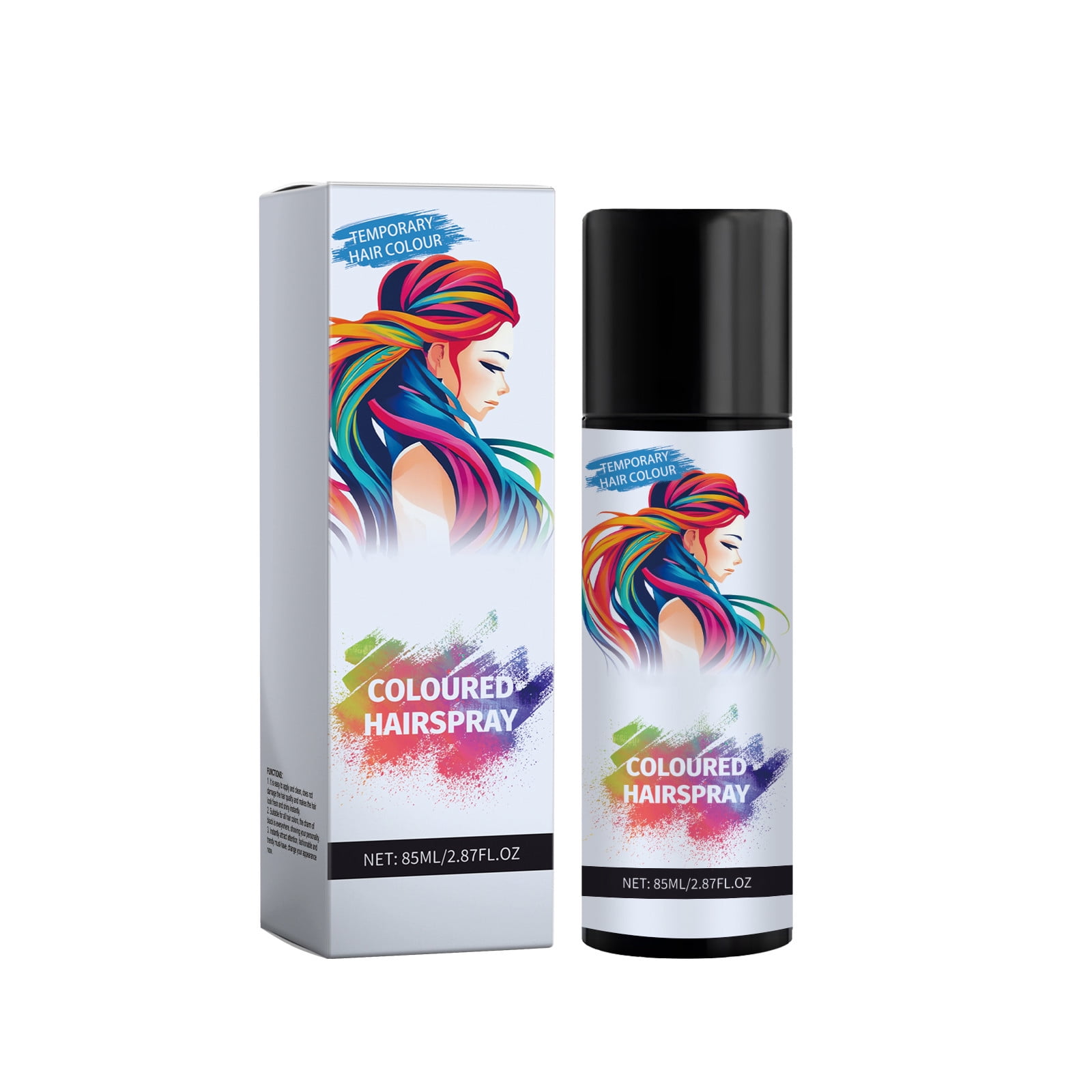 Temporary Hair Color Spray, Hairspray for Party Fancy Dress Accessories ...