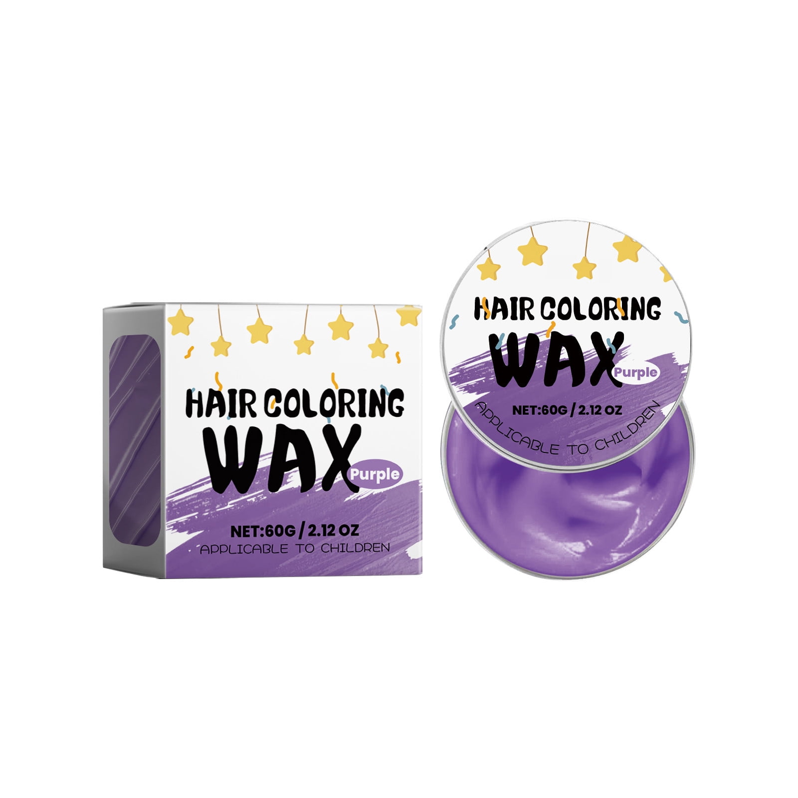 Temporary Hair Color Wax for Kids, Hair Styling Mud, Washable Style Dye ...