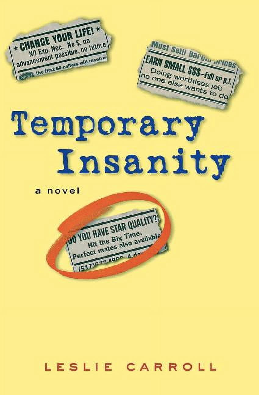 Temporary Insanity, (Paperback) - Walmart.com