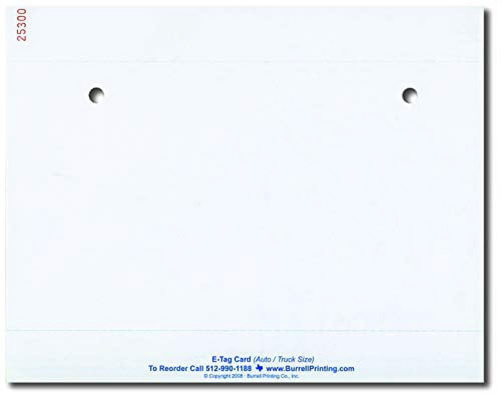 Temporary Paper Tags (E- Sheets) for Car Dealers - Not Waterproof ...