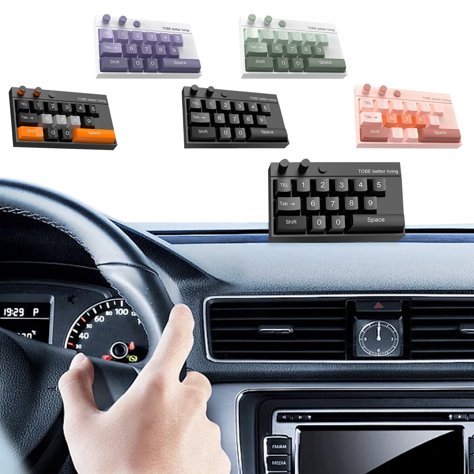 Temporary Parking Car Number Plates, Rotating Hidden License Plate ...