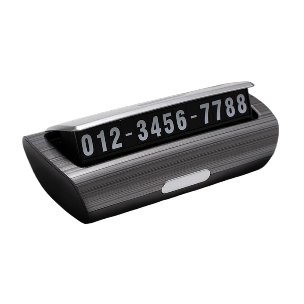 Temporary Parking Sign For Car Move Car Number Temporary Card y Parking ...