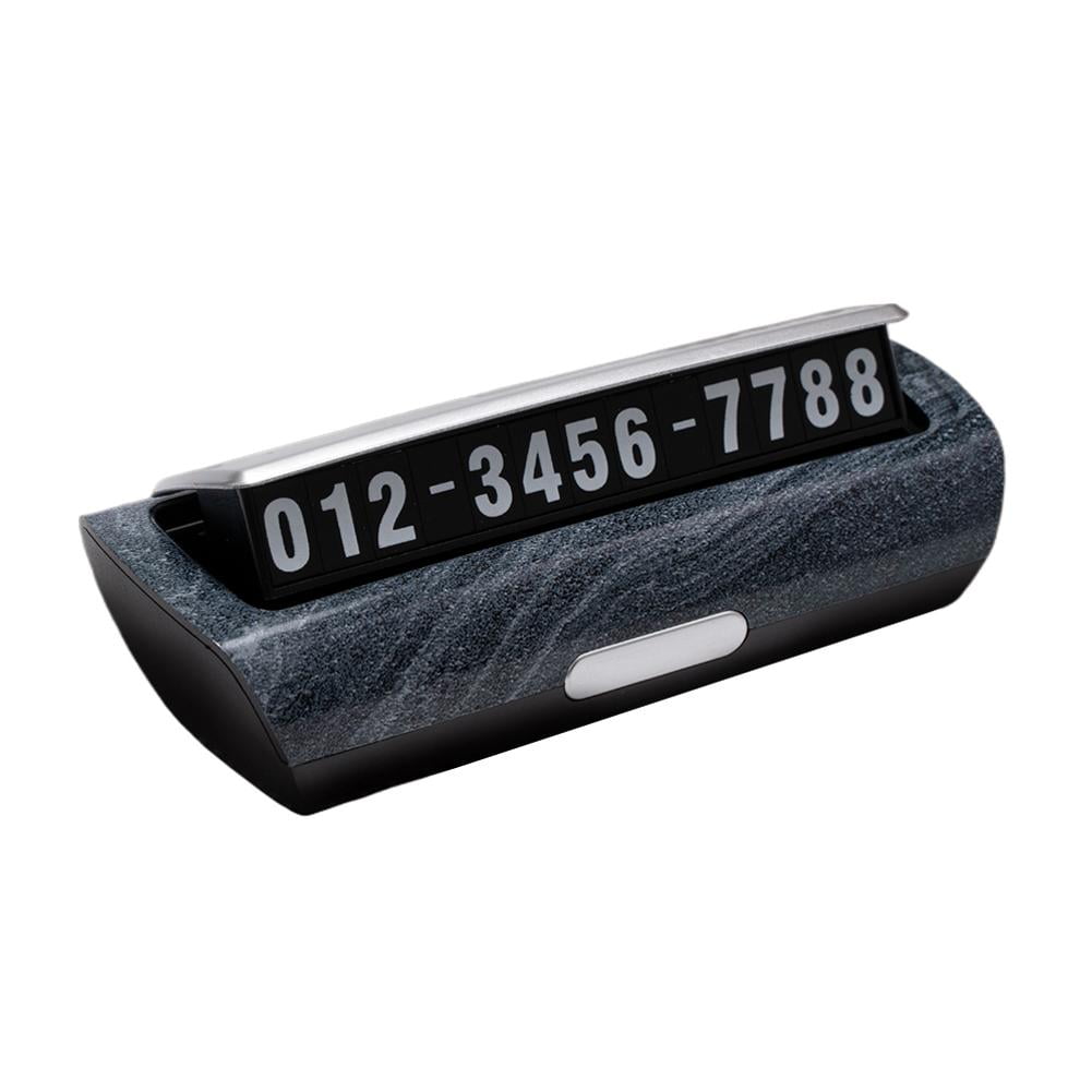 Temporary Parking Sign For Car Move Car Number Temporary Card y Parking ...