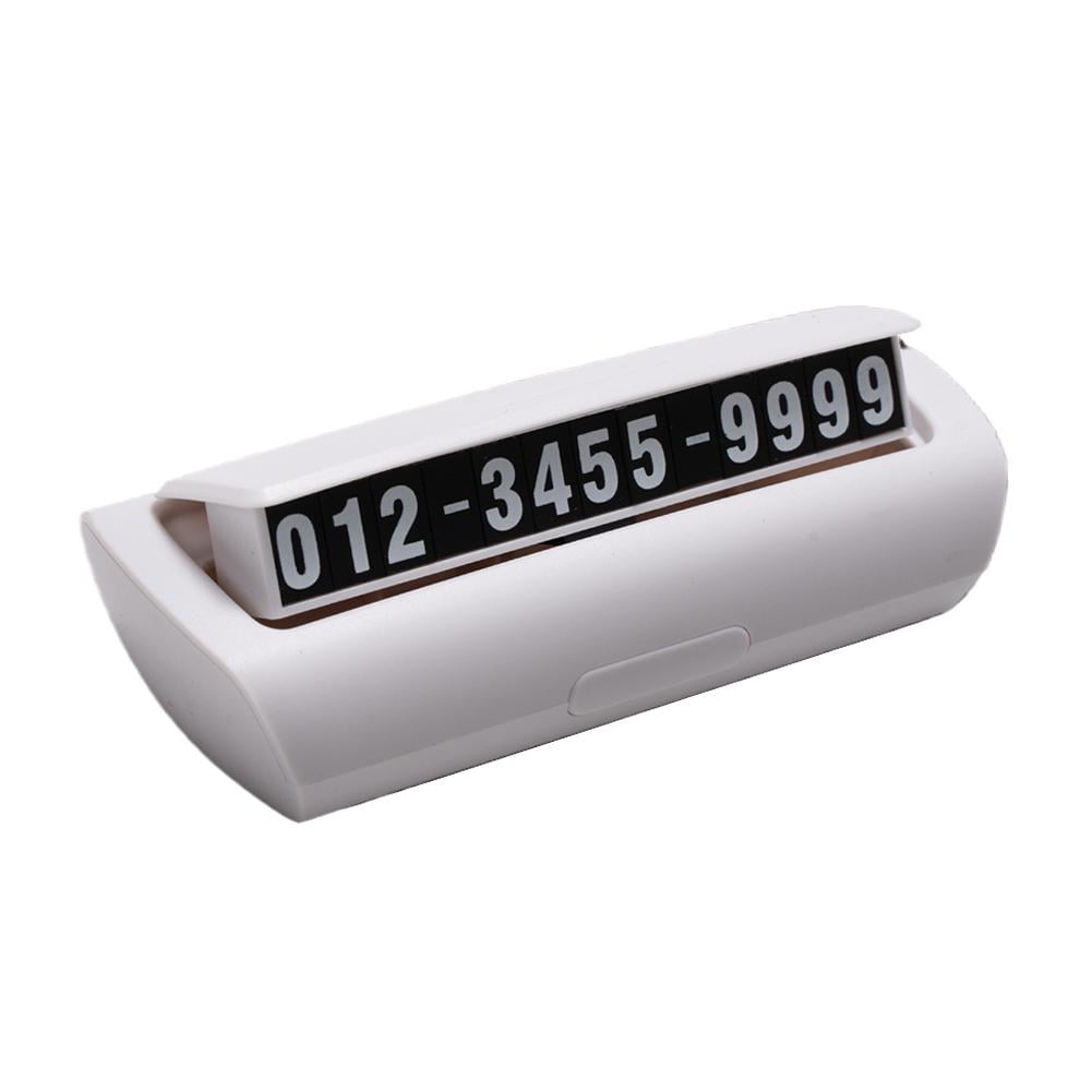 Temporary Parking Sign for Car Move Car Number Temporary Parking Sign ...