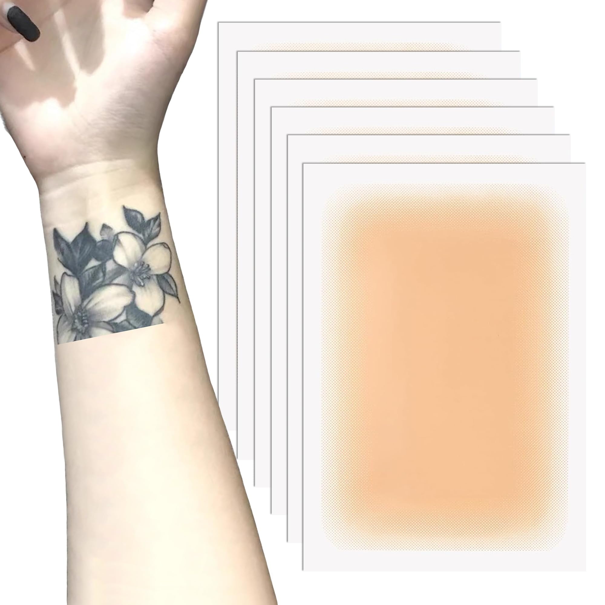Temporary Tattoo Cover Up Patch Waterproof Sweatproof Tattoo Cover Up ...