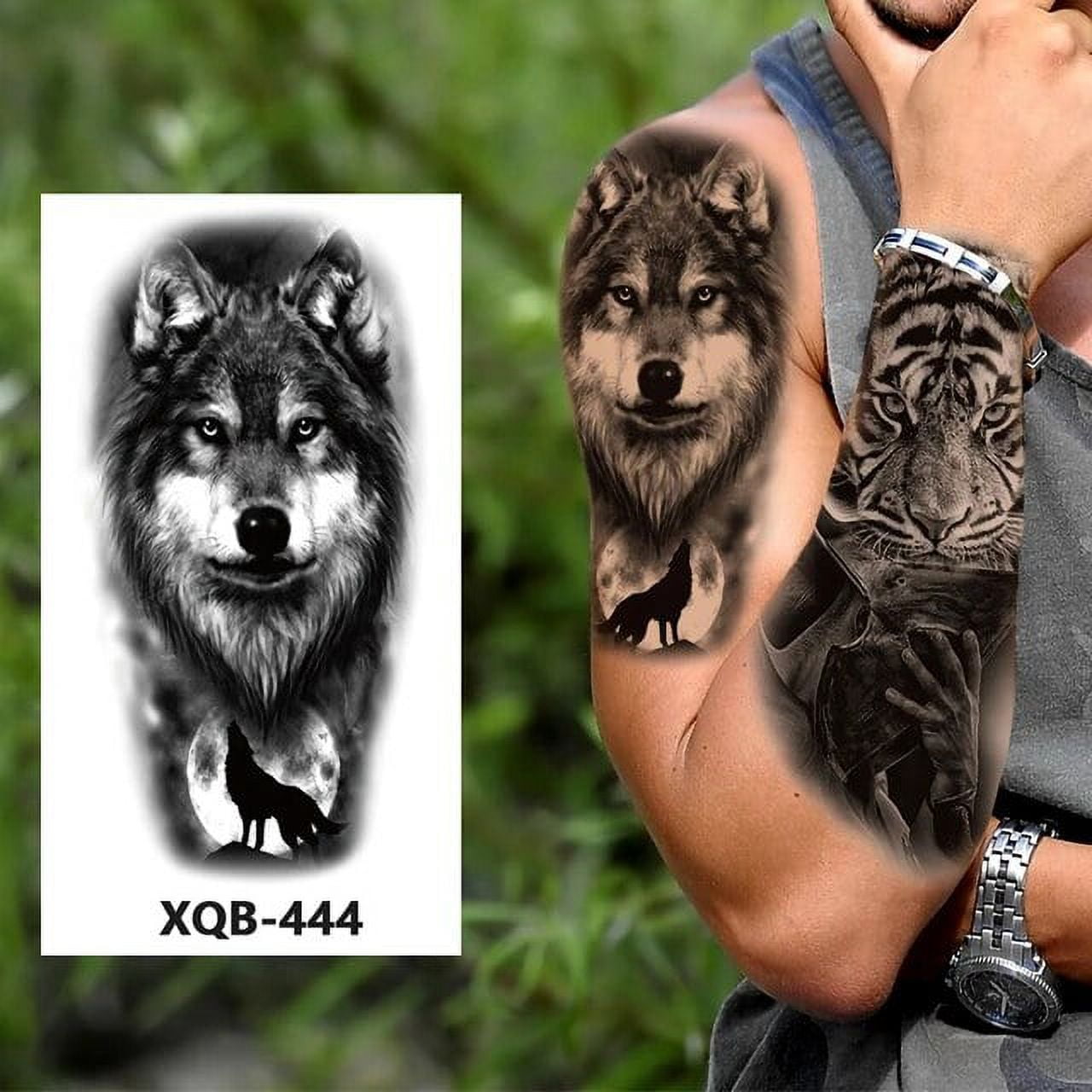 Temporary Tattoo Sticker Skull Letter Big Size Body Art Arm Tatoo for ...