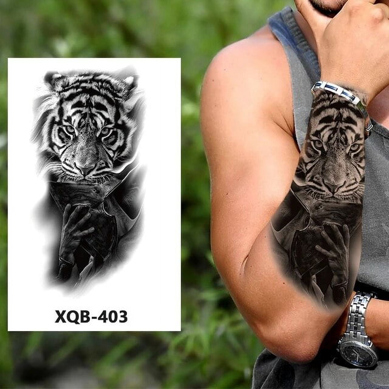 Temporary Tattoo Sticker Skull Letter Big Size Body Art Arm Tatoo for ...