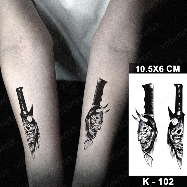 Temporary Tattoo Sticker Small Simple Line Flower Flash Tatoo Cute Leaf ...