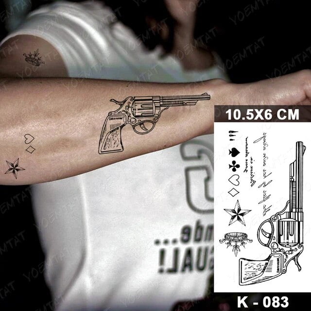 Temporary Tattoo Sticker Small Simple Line Flower Flash Tatoo Cute Leaf ...