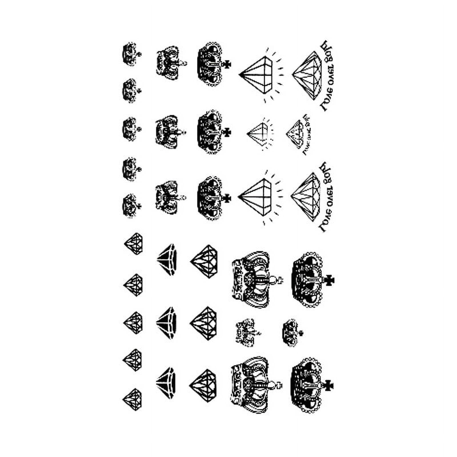 Temporary Tattoo Sticker for Men Women Waterproof Removable Body Art ...