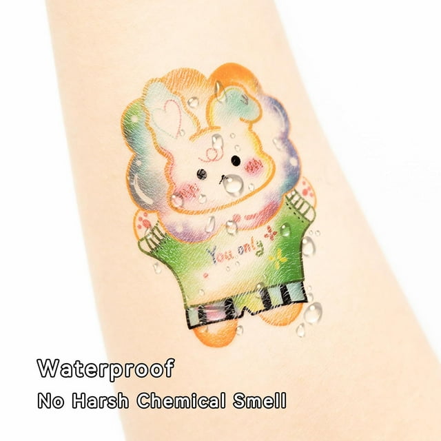 Temporary Tattoos For Kids 30 Sheet Fake Tattoos Realistic Small ...