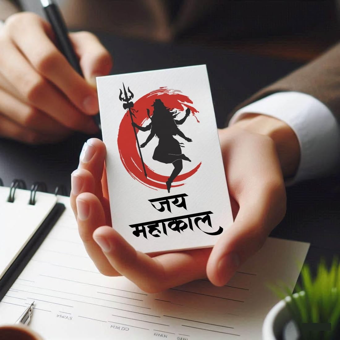 Temporary Tattoowala Jai Mahakal Mahadev With Trishul Tattoo Temporary ...