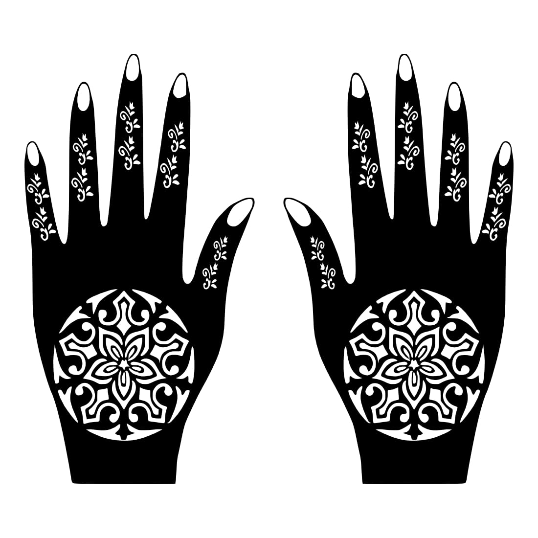 Temporary Tattoowala Stylish Henna Design Mandala and Floral Mehndi ...