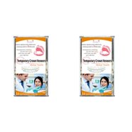 JARENGO 2PCS Fake Teeth Dentures, Temporary Teeth Restoration for Men ...