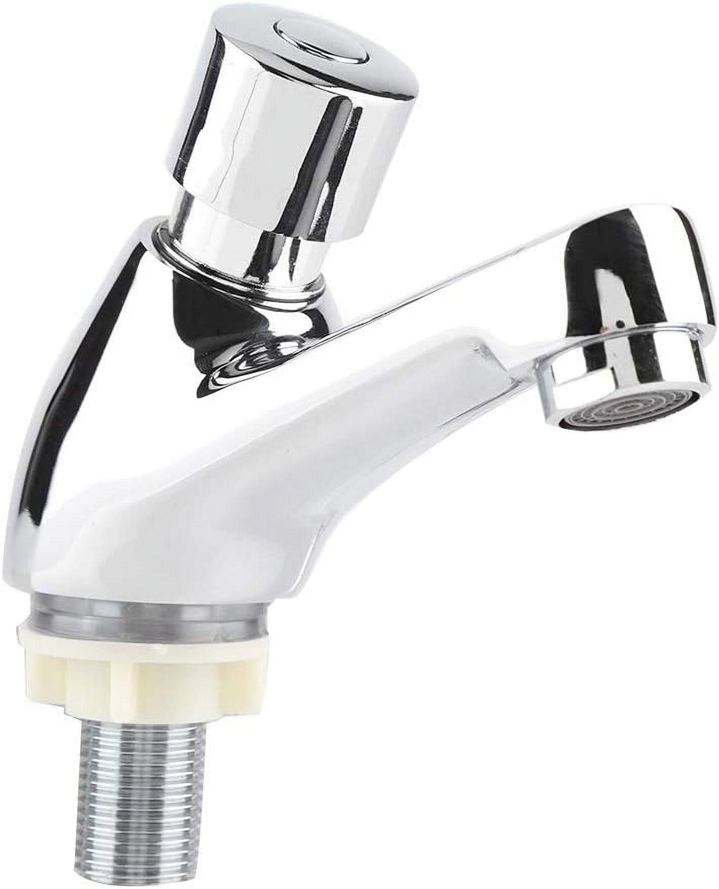 Temporise Sink Faucet Chrome Single Handle Mop Faucet Wall Mounted Chrome Veneer Wall Mounted ...