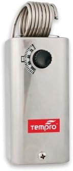 Tempro TP502 Line Voltage -30 to 110 Degree F Fixed Bulb Steel Housing ...