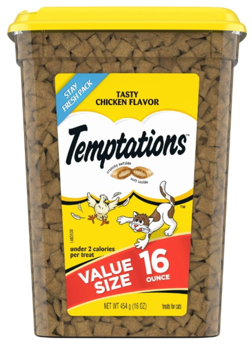 Temptations Tasty Chicken Cat Treats 16 oz (Pack of 18) - Walmart.com