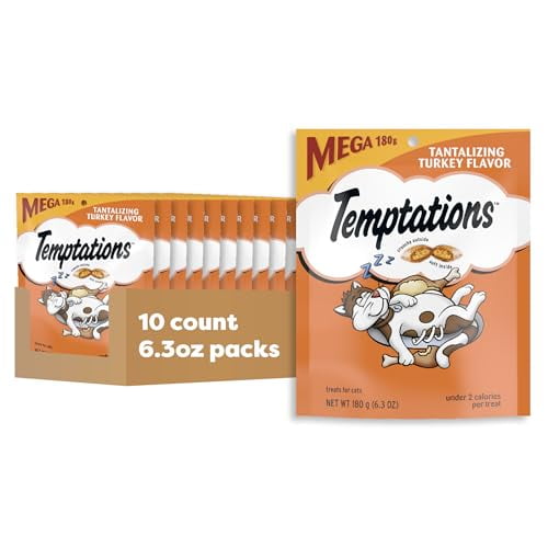 Temptations Classic Crunchy and Soft Cat Treats Tantalizing Turkey ...
